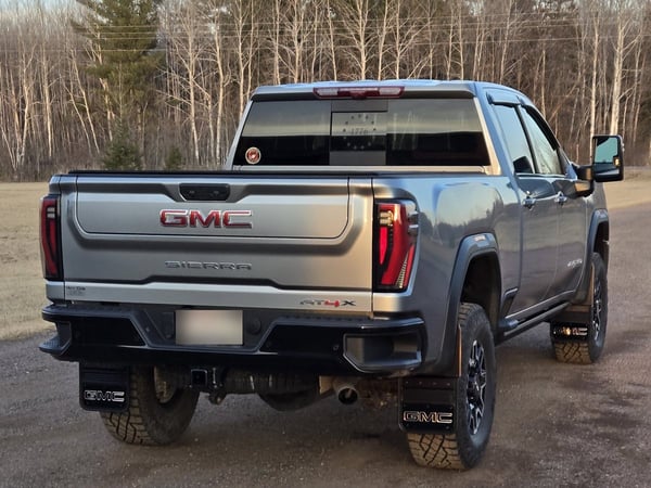 Truck Hardware Gatorback Black Wrap GMC Mud Flaps - Set - Fits AT4X ...
