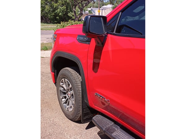 Truck Hardware Gatorback Black Wrap AT4 Mud Flaps - Set of 4 - Fits ...